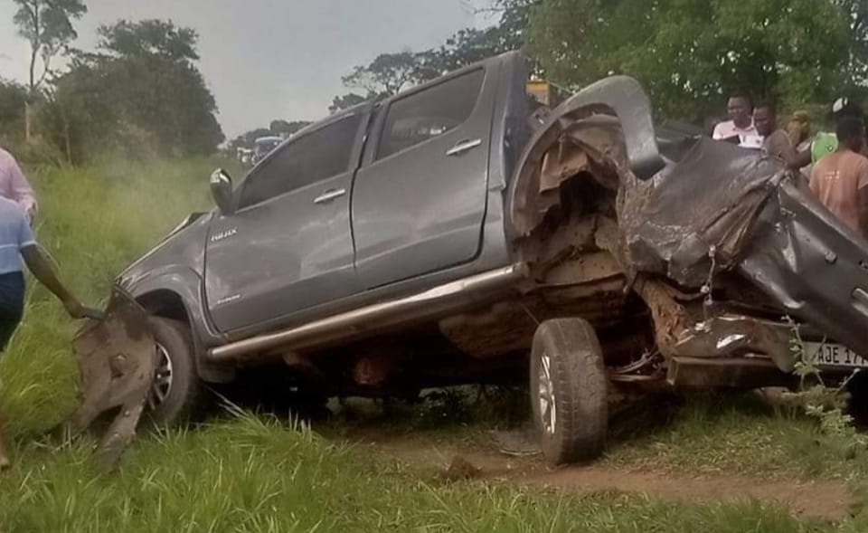 2 PEOPLE DIE WHILE BABY SURVIVE IN A ROAD TRAFFIC ACCIDENT ON THE NDOLA ...