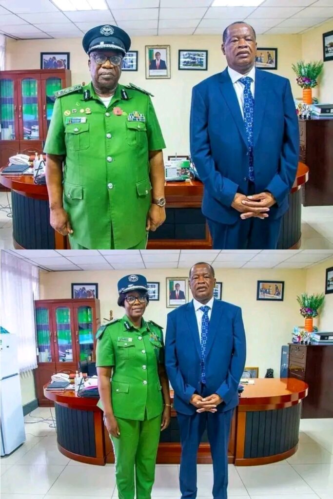 THE NEW DEPUTY INSPECTOR GENERAL'S OF POLICE MEET WITH MINISTER OF HOME ...